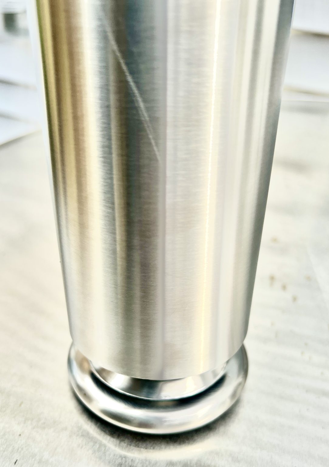 FLORENCE Stainless Steel Leg, 3” Diameter, Round, 1/2" Adjustable Foot ...