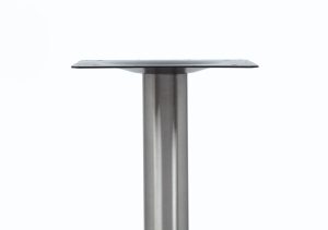 ECLIPSE Bolt Down Leg, 3" diameter column, Stainless Steel Base with ...